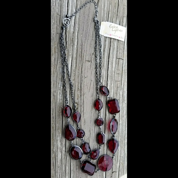 Erica Lyons | Jewelry | Nwt Erica Lyons Beautiful Layered Look Necklace ...